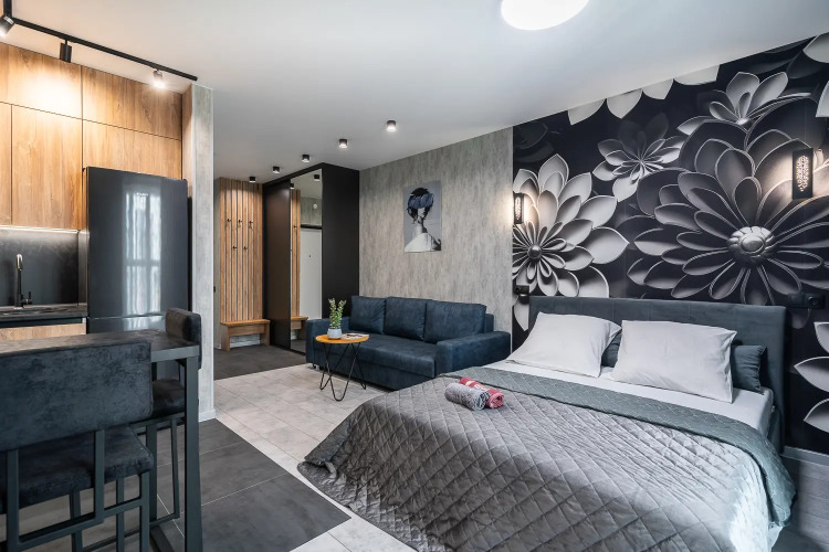 Studiya S Dizaynerskim Remontom U Metro Aerodromnaya Flat - Minsk