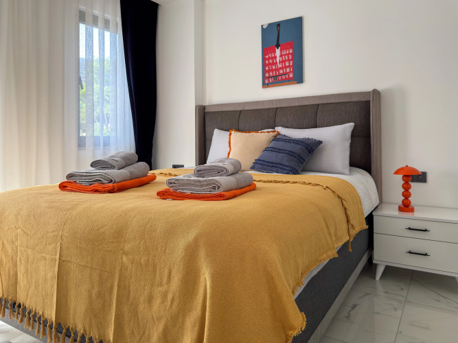 Qoople Elize C8 - Kvartira 1+1, V Kotoroy Chuvstvuesh Sebya Kak Doma Apartments - Alanya