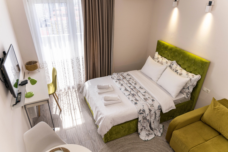 Solnechnye S Vidom Na Zakat Apartments - 巴統