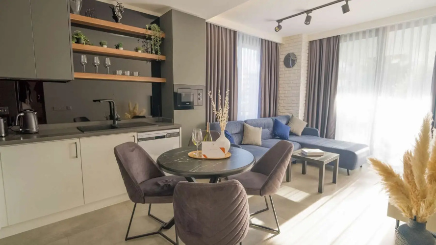 1+1 Qoople Prive 6 Ryadom S Morem Apartments - Alanya