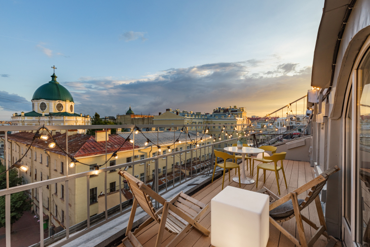 Dvuhurovnevye Attico 100 Kv.m S Terrasoj Naprotiv Russkogo Muzeya Apartments - San Petersburgo