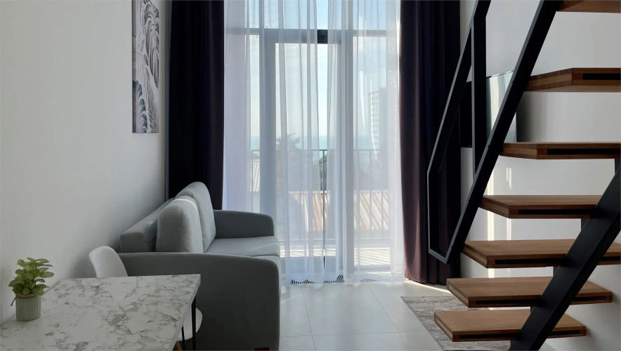 Flat Dvukhurovnevaya  S Vidom Na More - Сочи