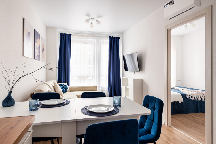 Uyutnaya Evrodvushka S Bol'shim Divanom Flat - Moskau