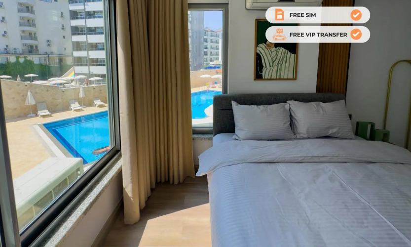 2+1 Qoople Begonia V 20 Metrakh Ot Morya Apartments - Alanya