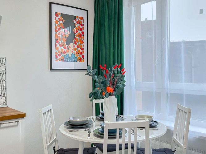 Novaya Yevrodvushka  S Kukhney-gostinoy Flat - Moscú